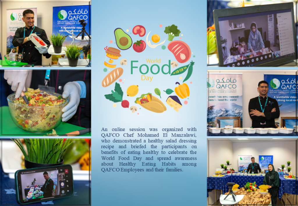 World Food Day - Online Cooking Session - QAFCO